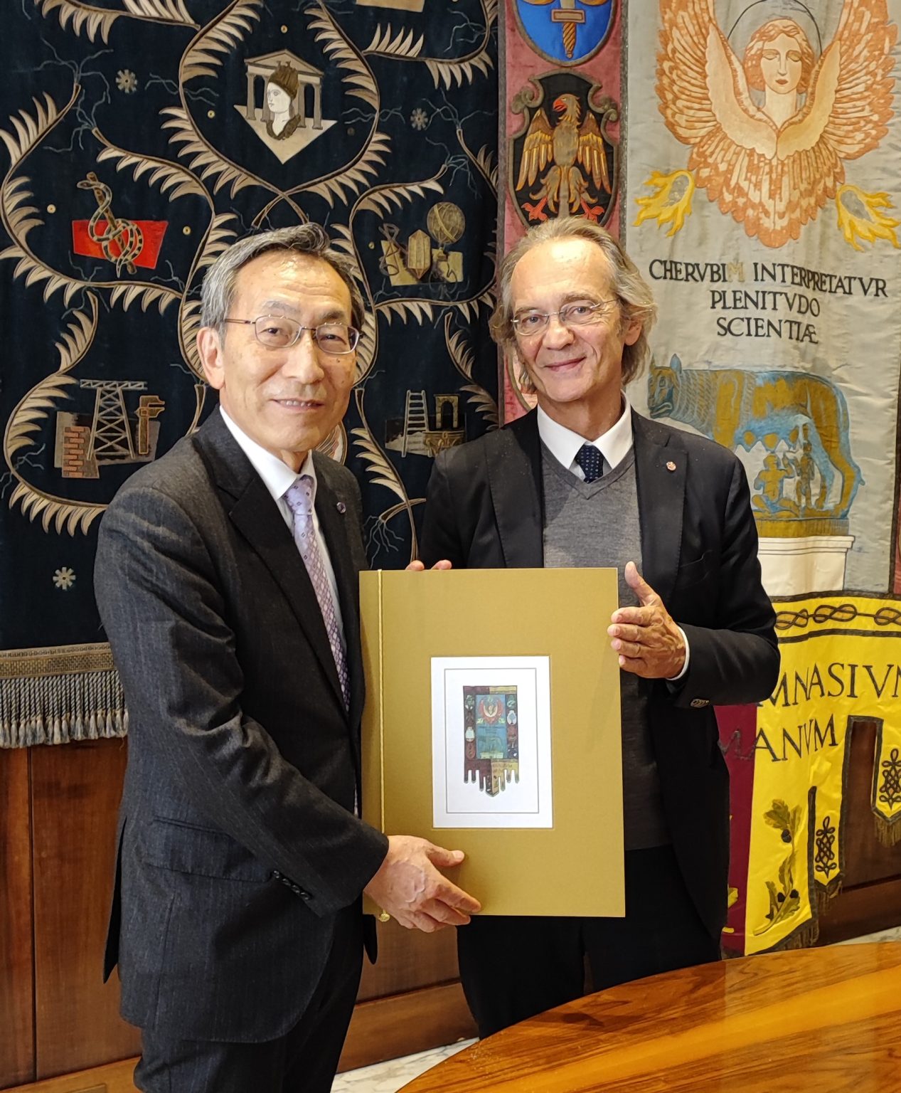 President Ohno visits Sapienza University of Rome – Tohoku University ...
